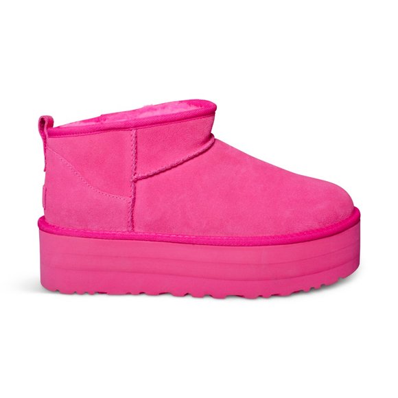 UGG | Shoes | Ugg Classic Ultra Mini Platform Taffy Pink Boots Womens ...